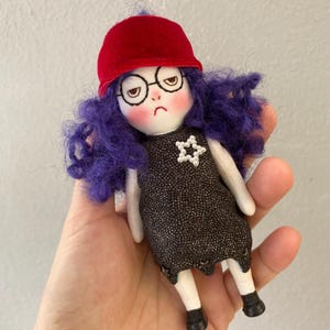 Handmade Grumpy Doll- Eeching’s Handmade - Etsy