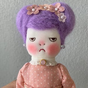 Handmade Grumpy Doll - Etsy