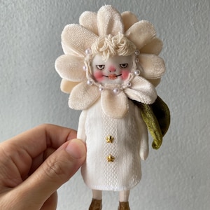 Handmade Smiling Flower Doll - Etsy