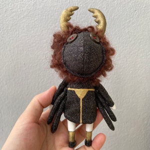 Handmade Grumpy Bug Doll - Etsy
