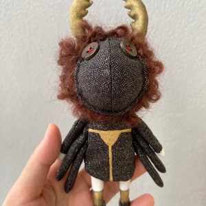 Handmade Grumpy Bug Doll - Etsy