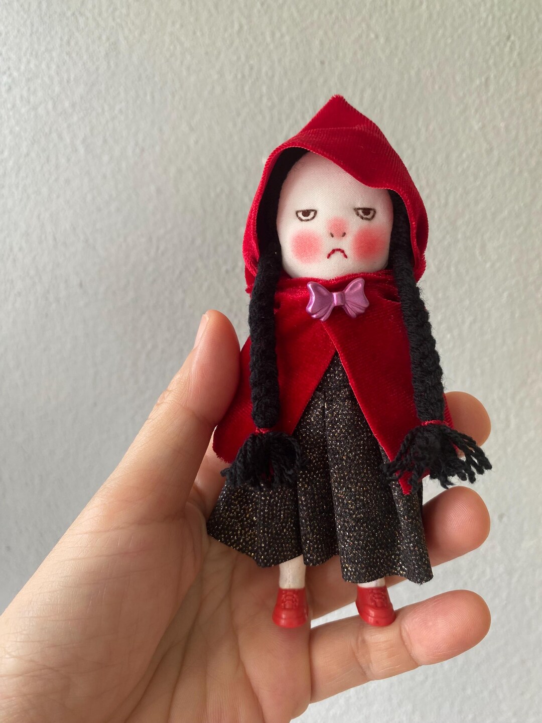 Handmade Grumpy Red Riding Hood - Etsy
