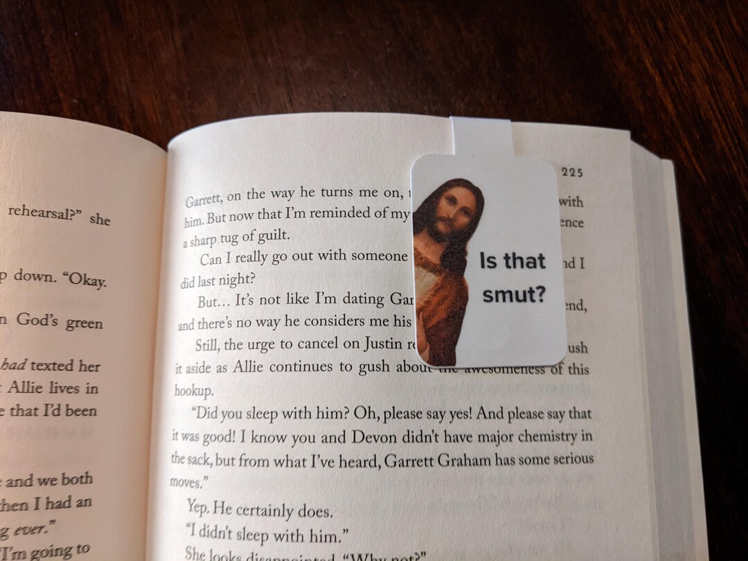 Is That Smut? Magnetic Bookmarks Jesus is Watching You Read Magnet ...