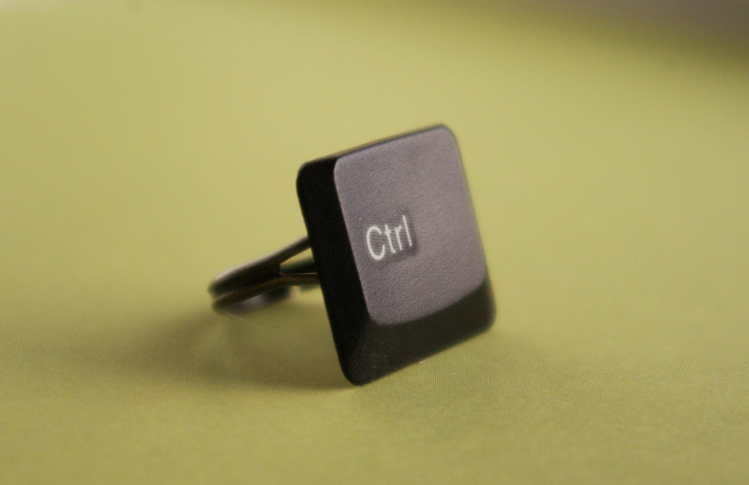 Pick Your Letter or Symbol Recycled Computer Key Ring adjustable - Etsy