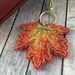 Autumn Leaf Keychain Fall Leaf Purse Charm September October - Etsy UK
