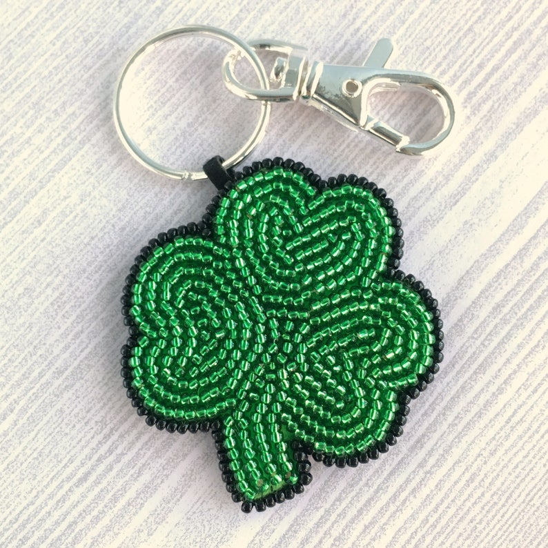 Shamrock Keychain St Patricks Day Celebrations Irish - Etsy