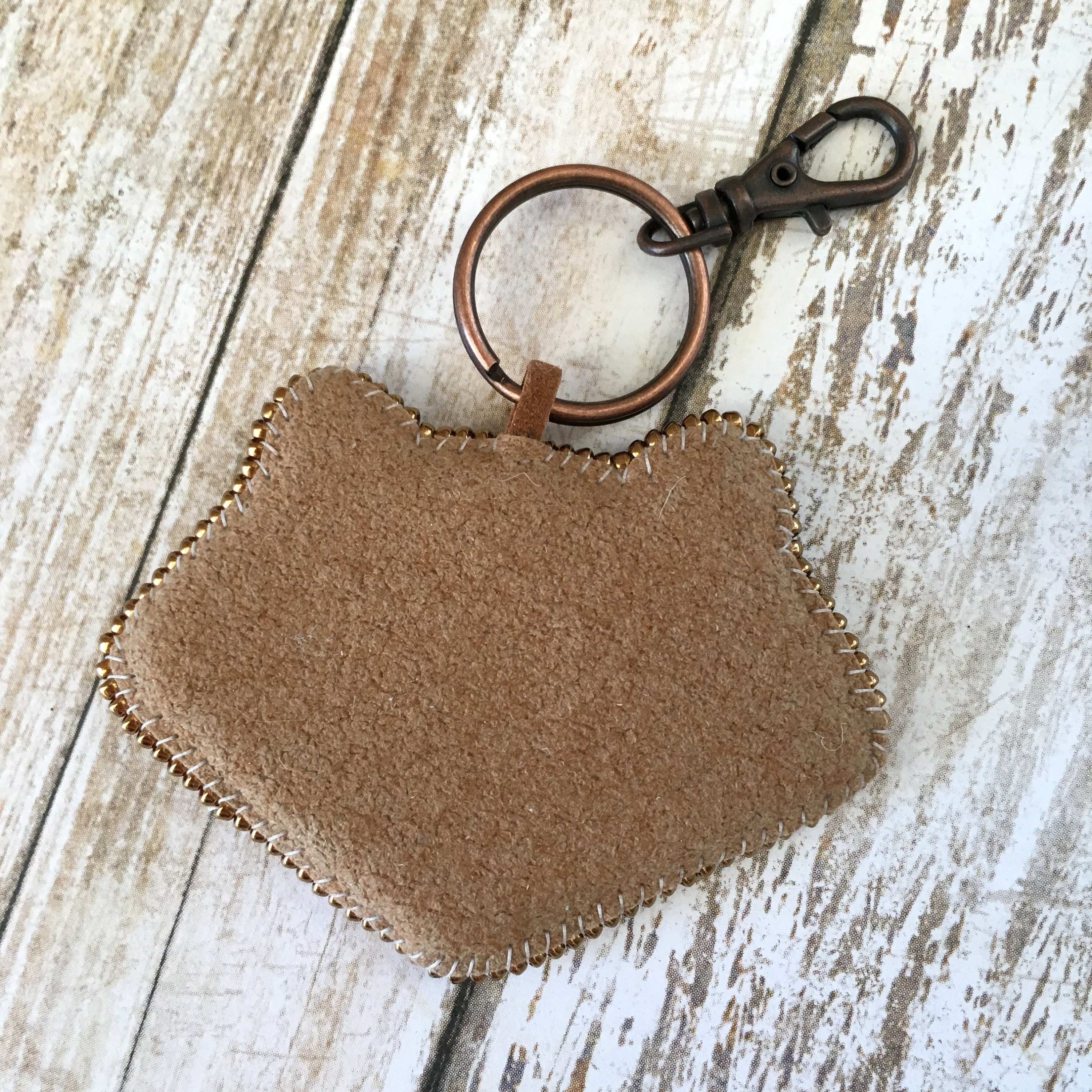 Fox Face Keychain Bead Embroidered Purse Charm Cute Gift - Etsy