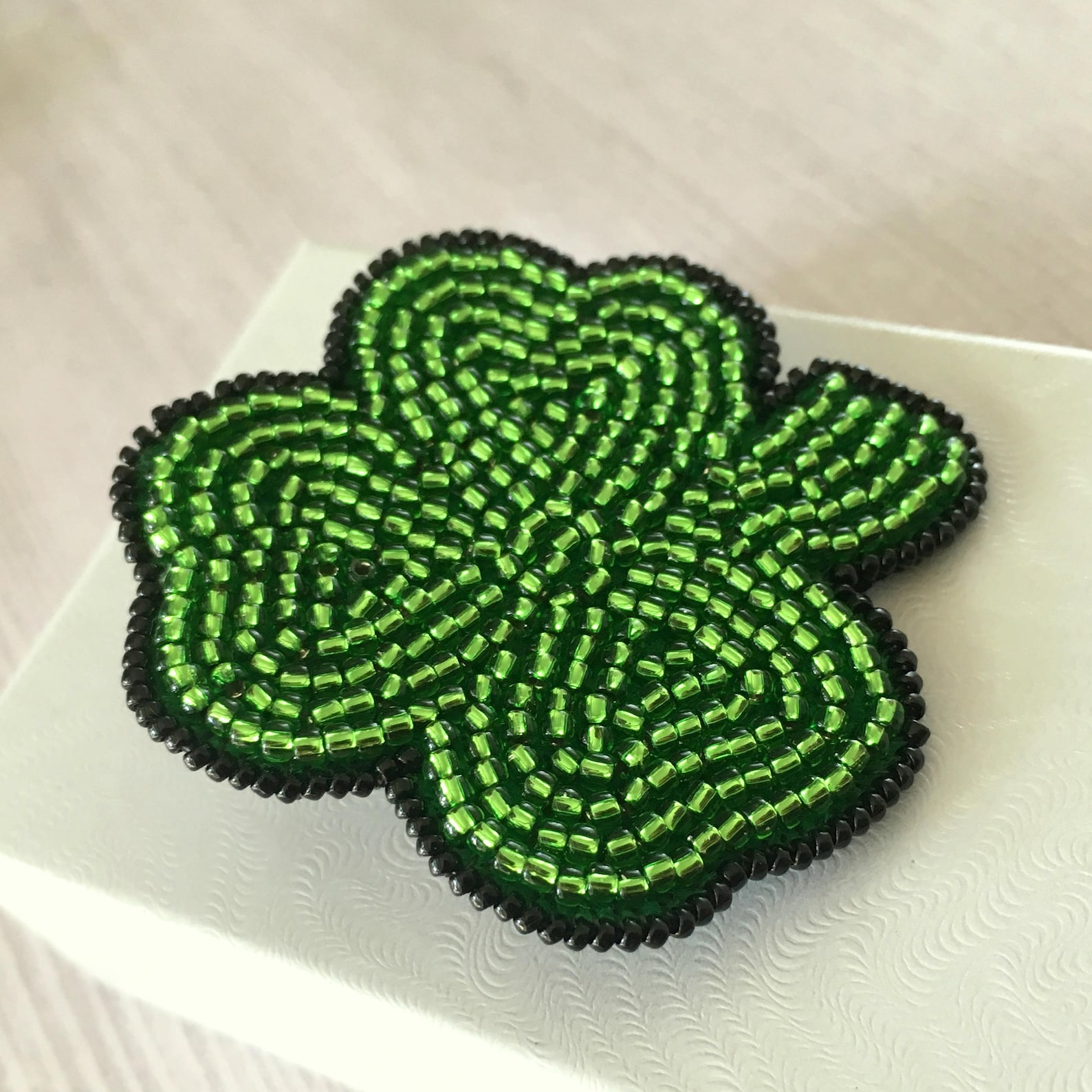 Shamrock Brooch Symbol of Ireland Emerald Green Isle Irish | Etsy