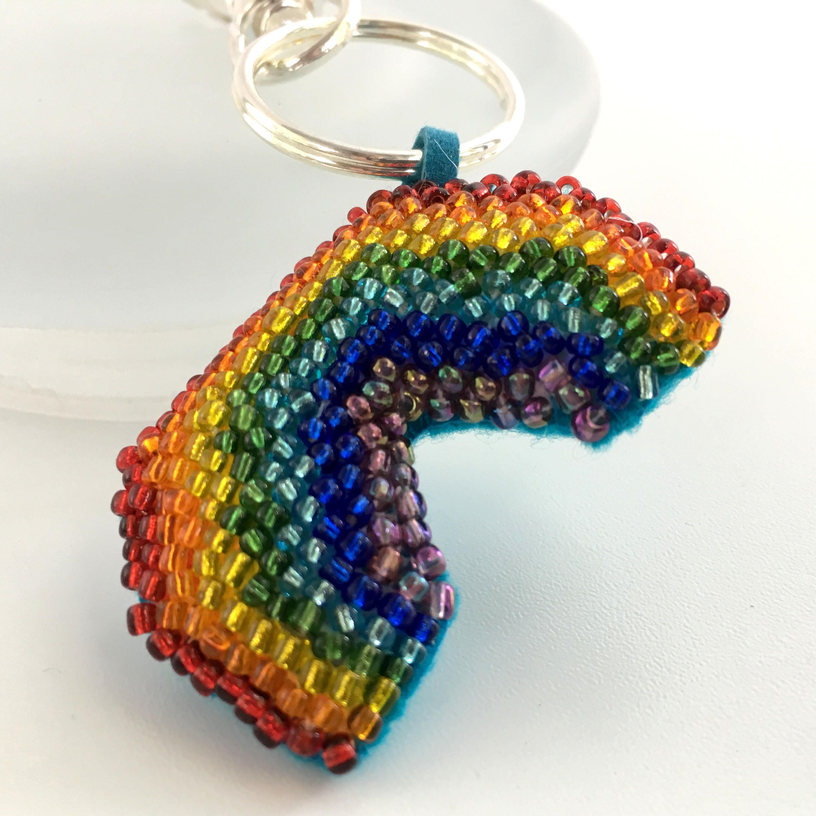 Rainbow Keychain, Never Lose Your Keys or Backpack Again Perfect Pencil ...