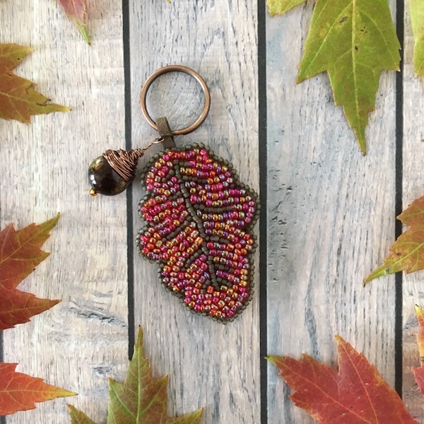 Oak Leaf Bead - Etsy