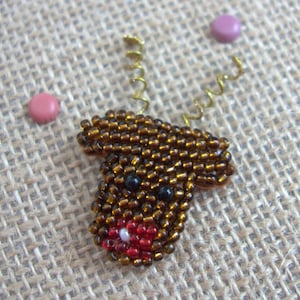 Reindeer Magnet, Rudolph Fridge or Locker Accessory, Cute Christmas ...