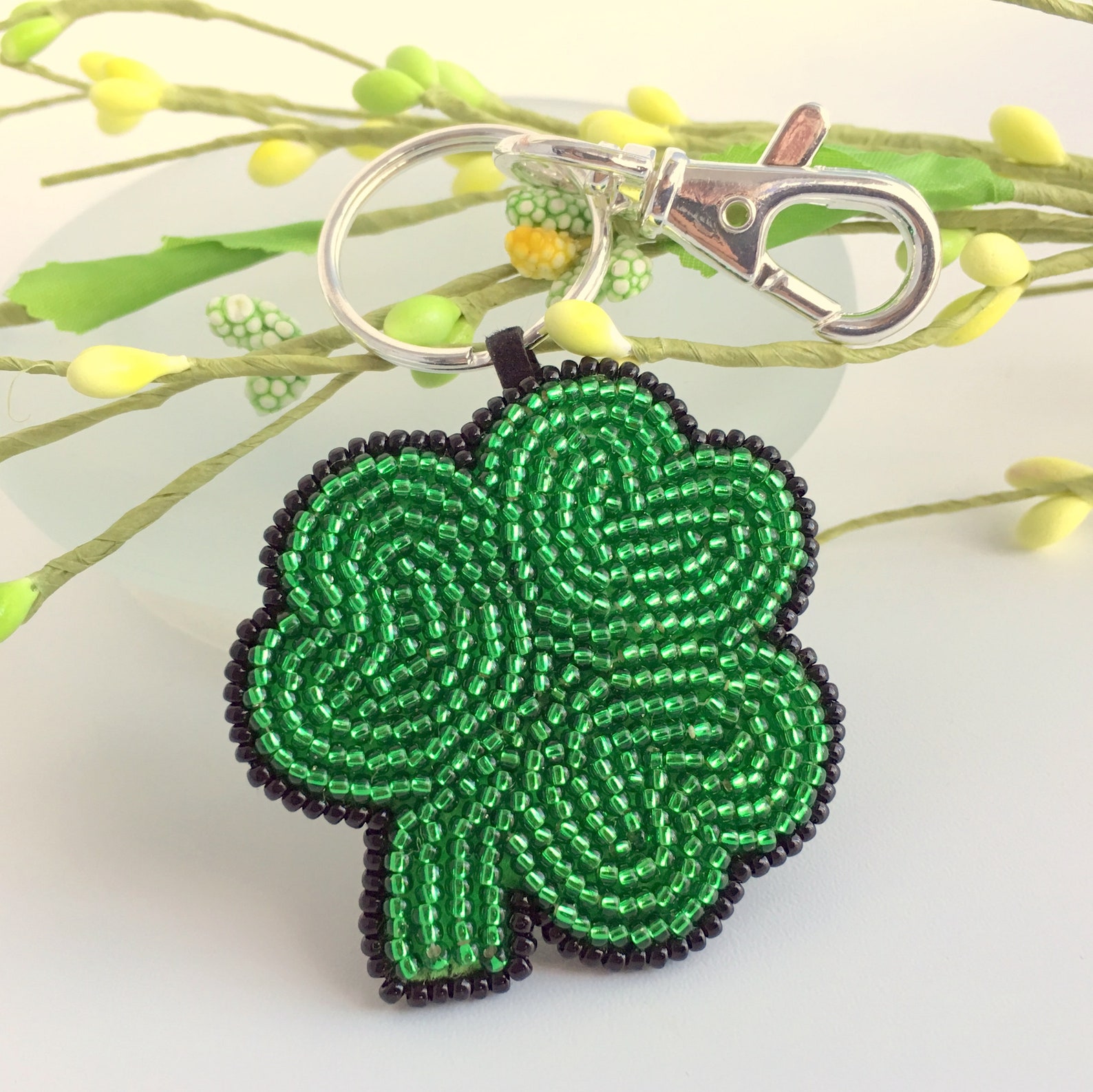 Shamrock Keychain, St Patricks Day Celebrations, Irish American ...