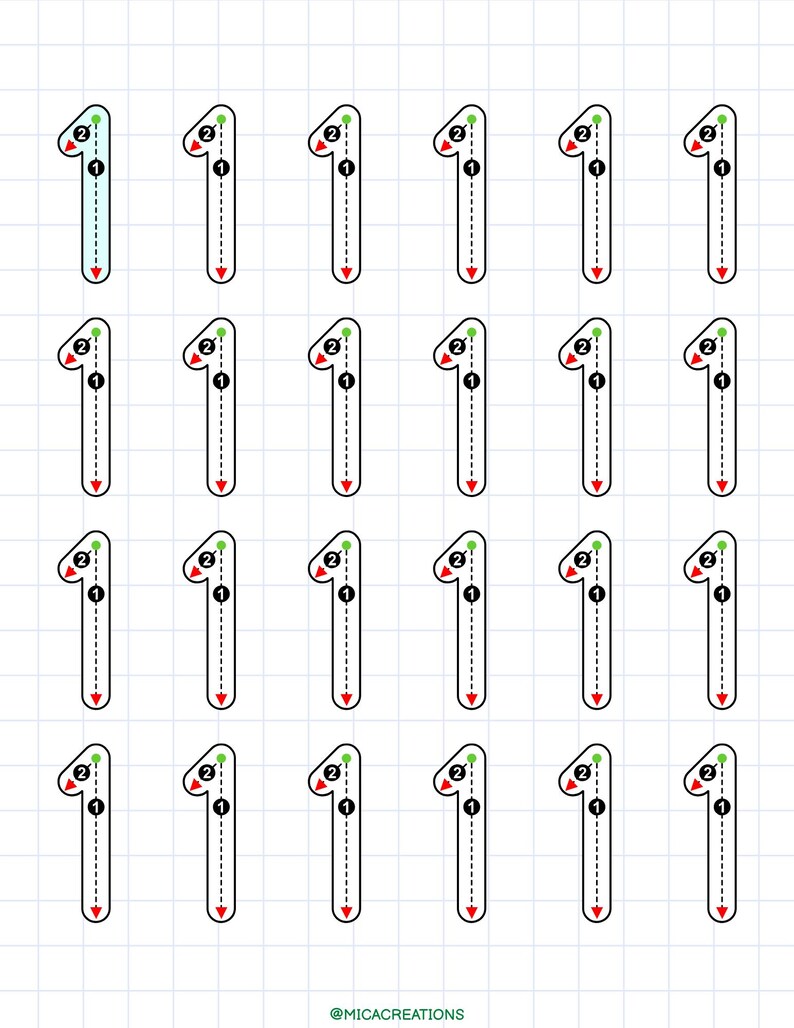 Alphabet and Numbers Tracing Book - Etsy