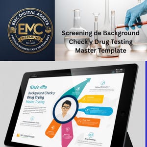 Screening De Background Check Y Drug Testing Master Template - Etsy UK