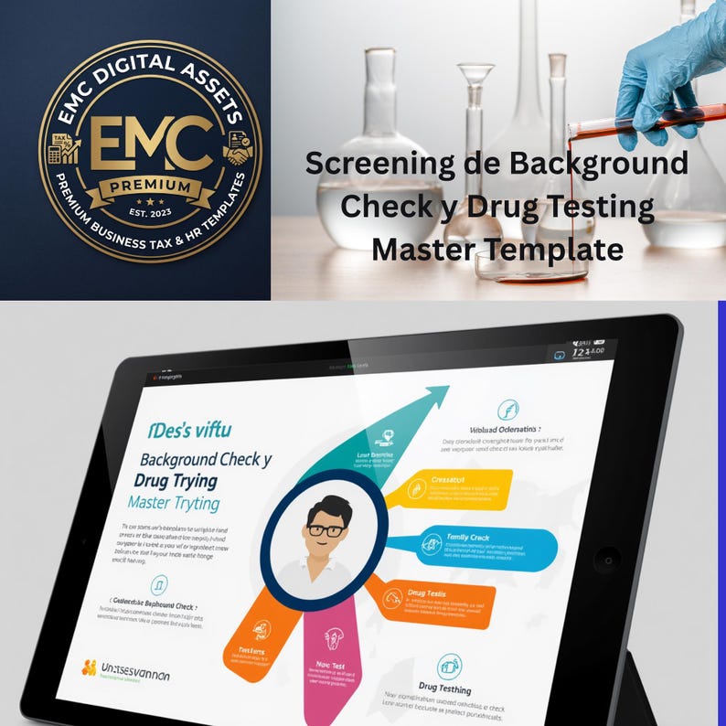 Screening De Background Check Y Drug Testing Master Template - Etsy UK