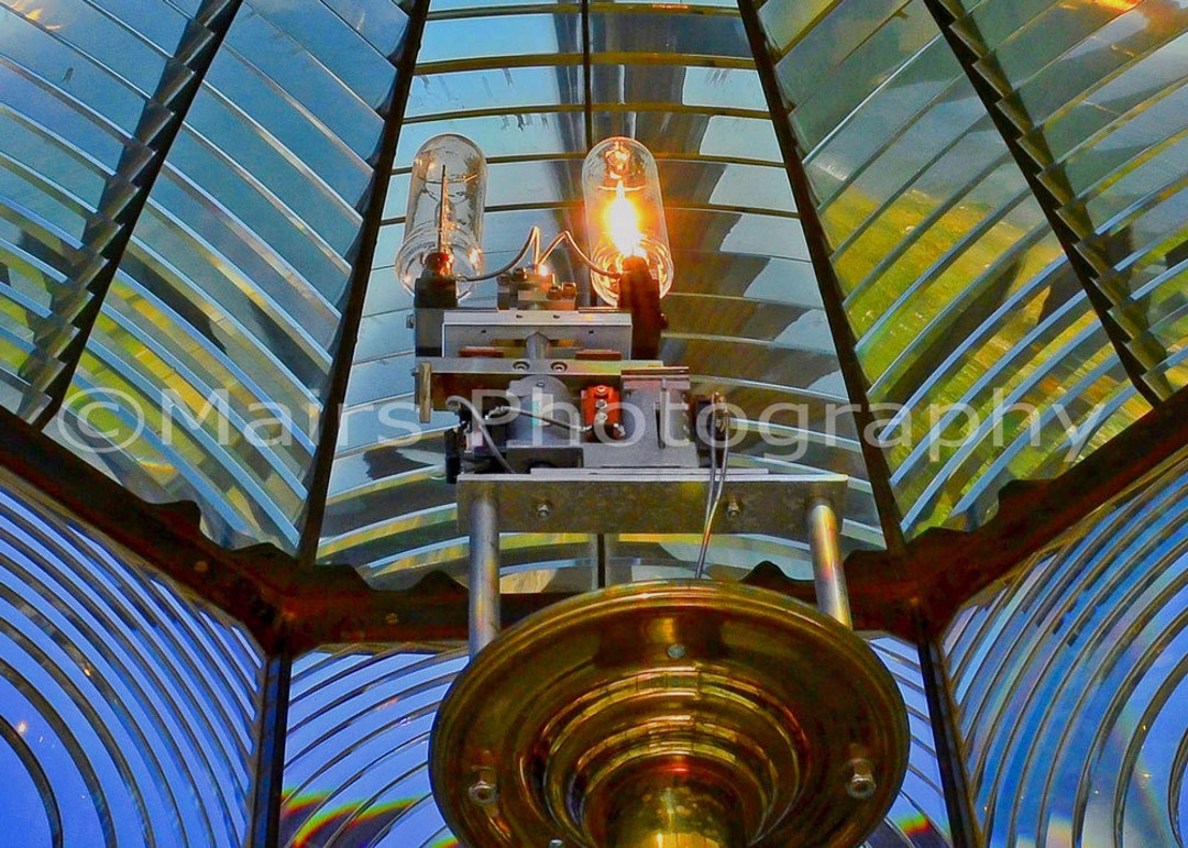 Glass Abstract Prism Fresnel Lens Light Yaquina Head Lighthouse Newport ...