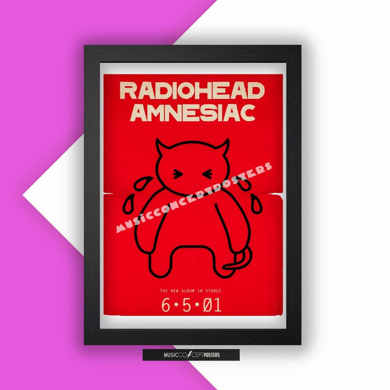 Radiohead Poster - Etsy
