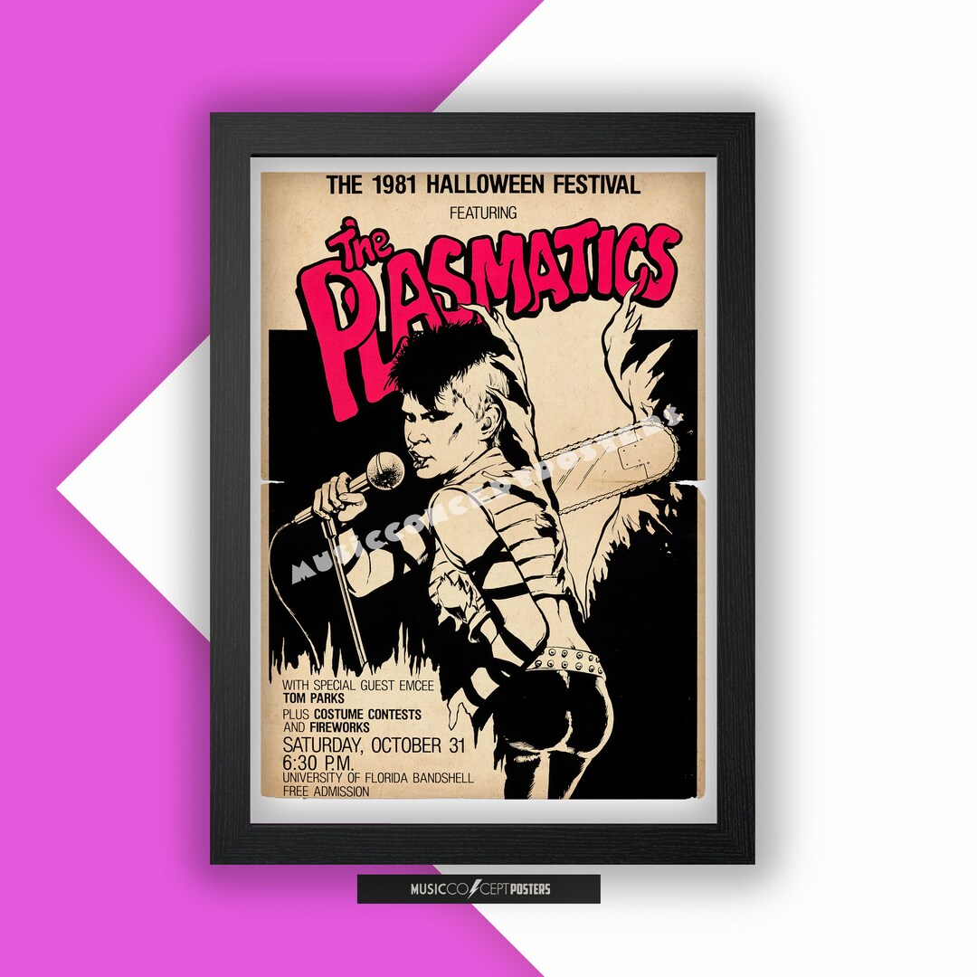 Plasmatics Concert Poster Rock Music Poster Punk Rock Vintage Style ...