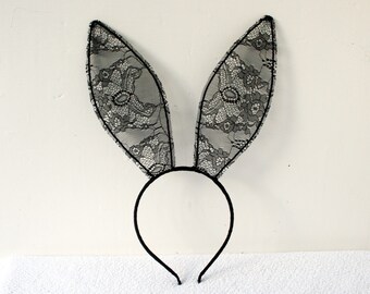 Black Bunny Ears | Etsy