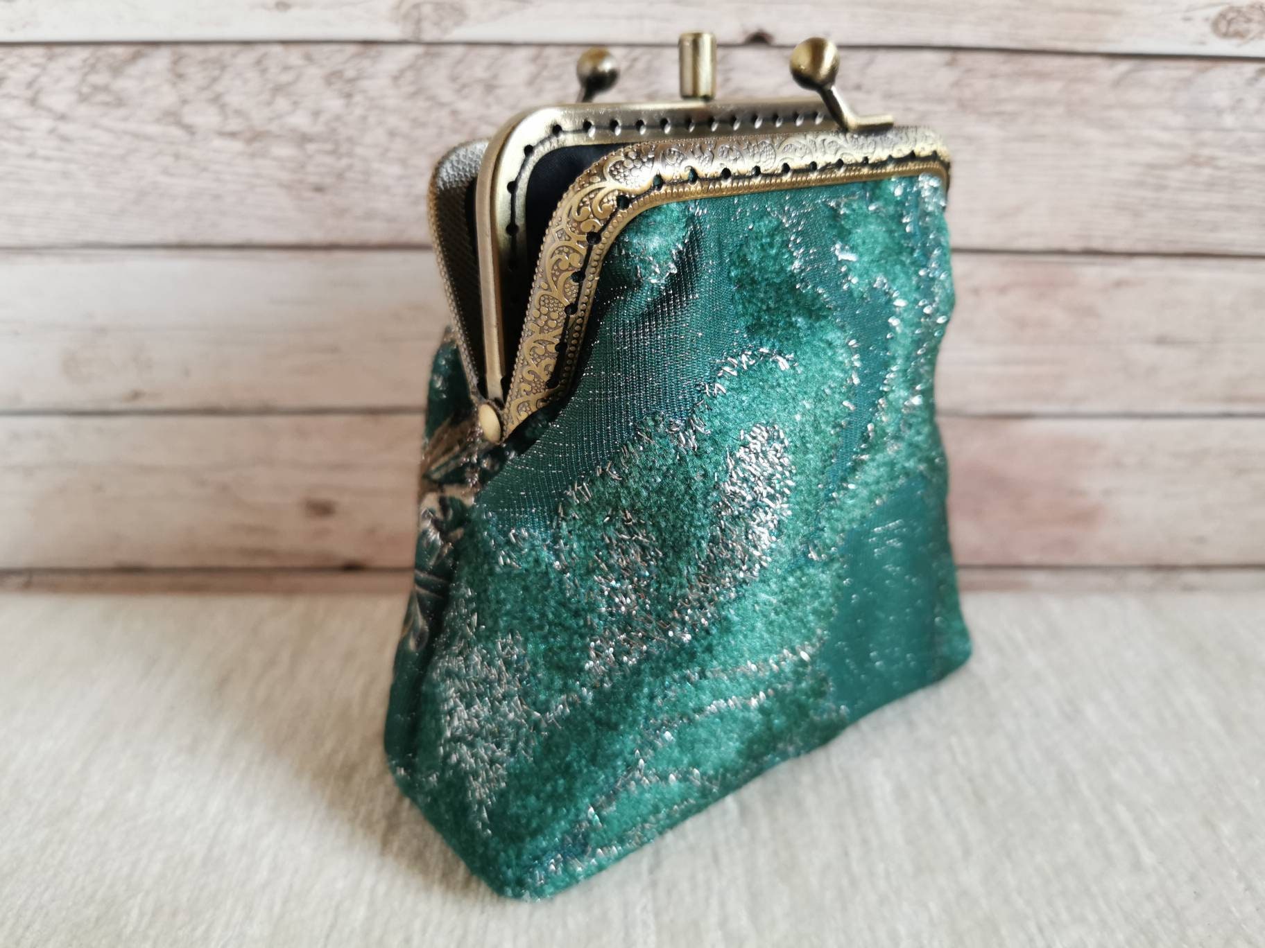 Double Kiss Lock Coin Purse Vintage Style Coin Purse Double - Etsy ...