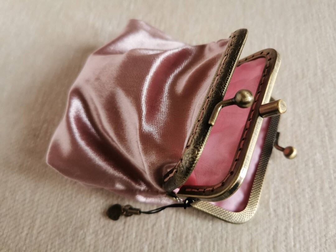 Double Kiss Lock Coin Purse Vintage Style Wallet Double - Etsy