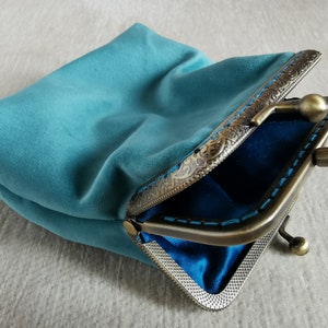 Double Kiss Lock Coin Purse, Vintage Style Coin Purse, Double Pockets ...