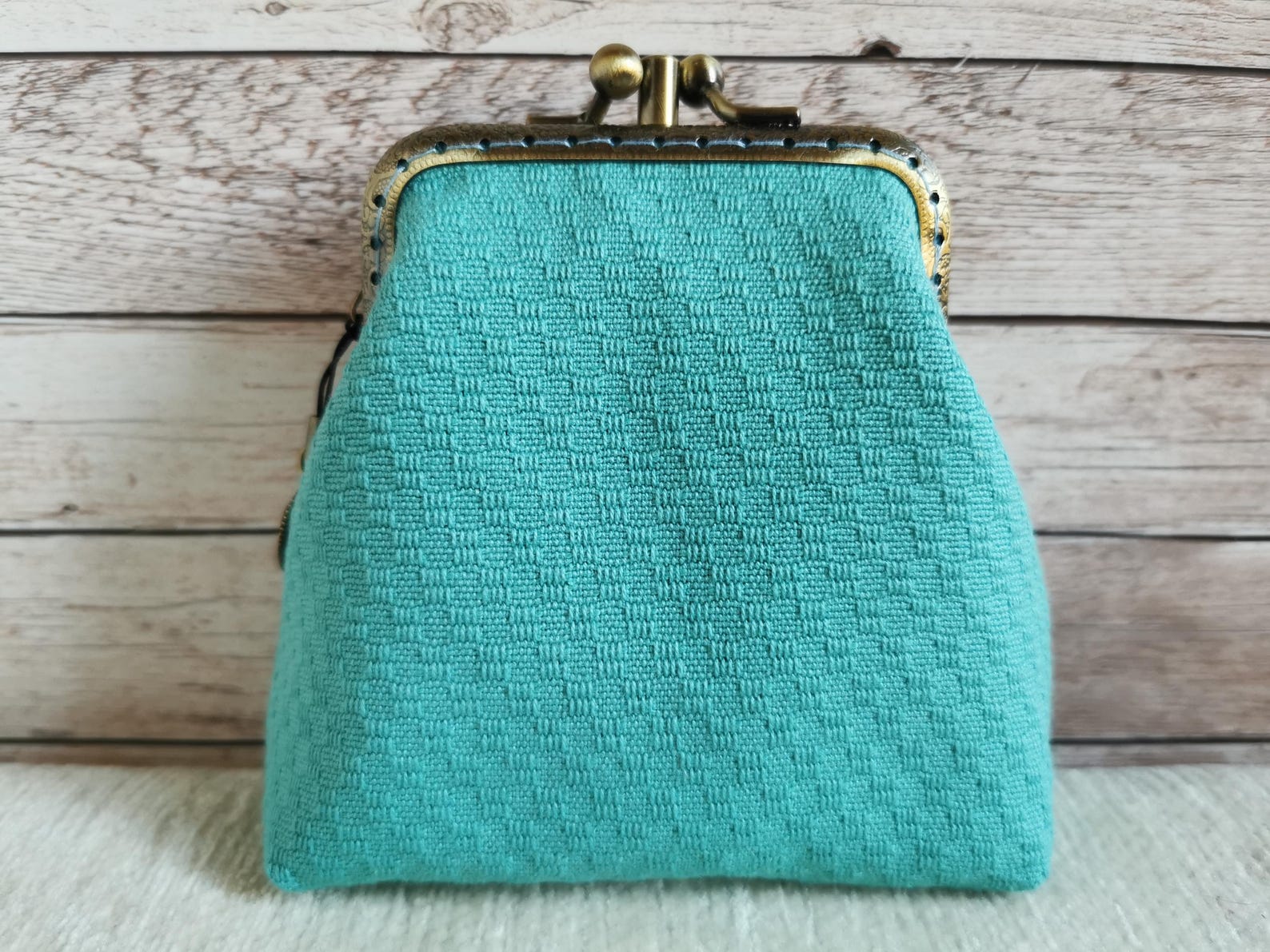 Double Kiss Lock Coin Purse, Vintage Style Coin Purse, Double Pockets ...