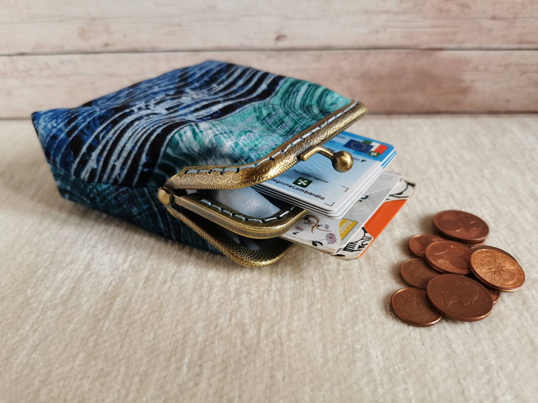 Double Kiss Lock Coin Purse Vintage Style Wallet Double - Etsy