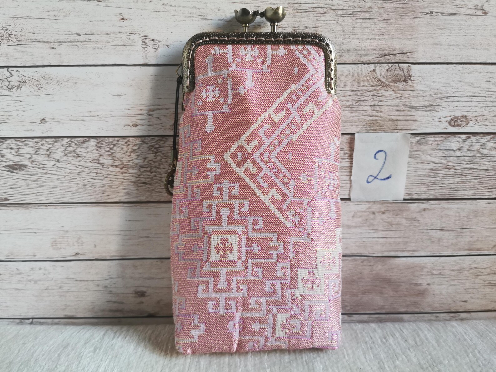 Eyeglass Case, Kiss Lock Sunglass Case, Vintage Eyeglass Pouch, Kiss ...
