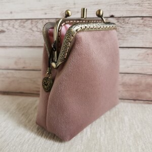 Double Kiss Lock Coin Purse, Vintage Style Coin Purse, Double Pockets ...