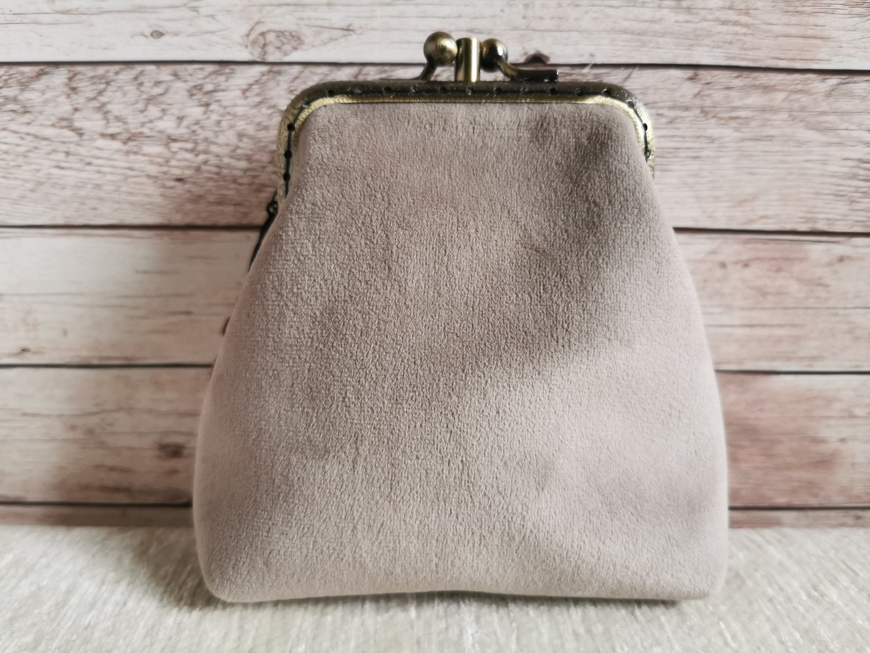 Double Kiss Lock Coin Purse, Vintage Style Coin Purse, Double Pockets ...