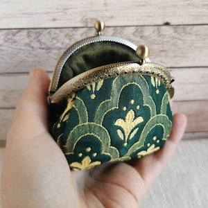 Coin Purse, Kiss Lock Coin Purse, Kiss Clasp Wallet, Handmade Coin ...