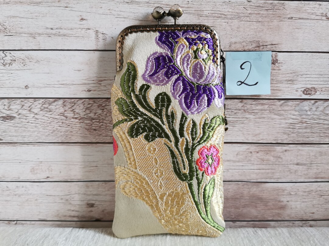 Eyeglass Case, Fabric Eyeglasses Case, Retro Style Glasses Holder, Kiss ...