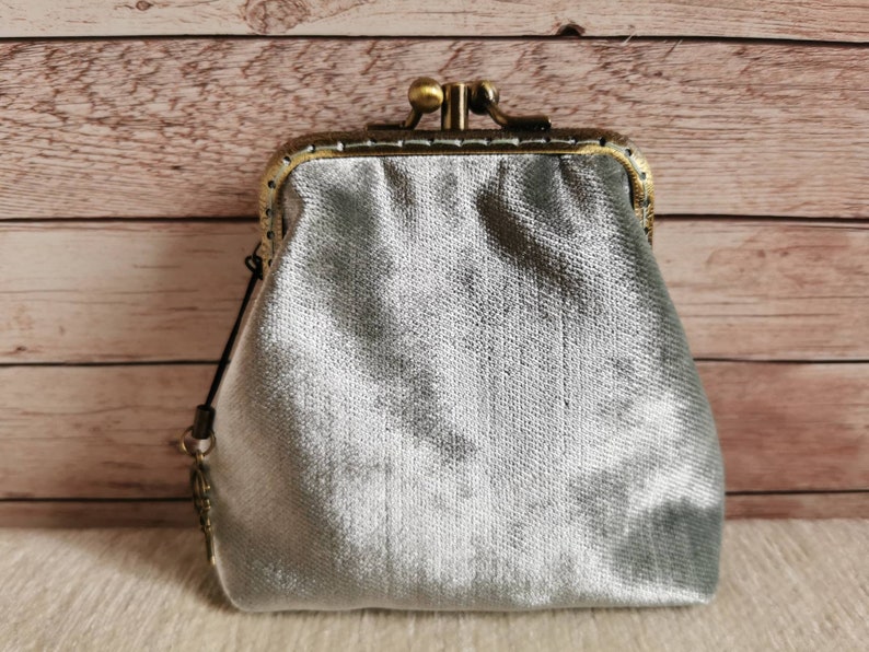 Double Kiss Lock Coin Purse, Vintage Style Wallet, Double Pockets Coin ...