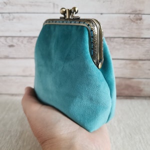 Double Kiss Lock Coin Purse, Vintage Style Coin Purse, Double Pockets ...