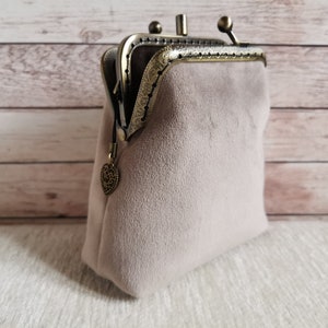 Double Kiss Lock Coin Purse, Vintage Style Coin Purse, Double Pockets ...