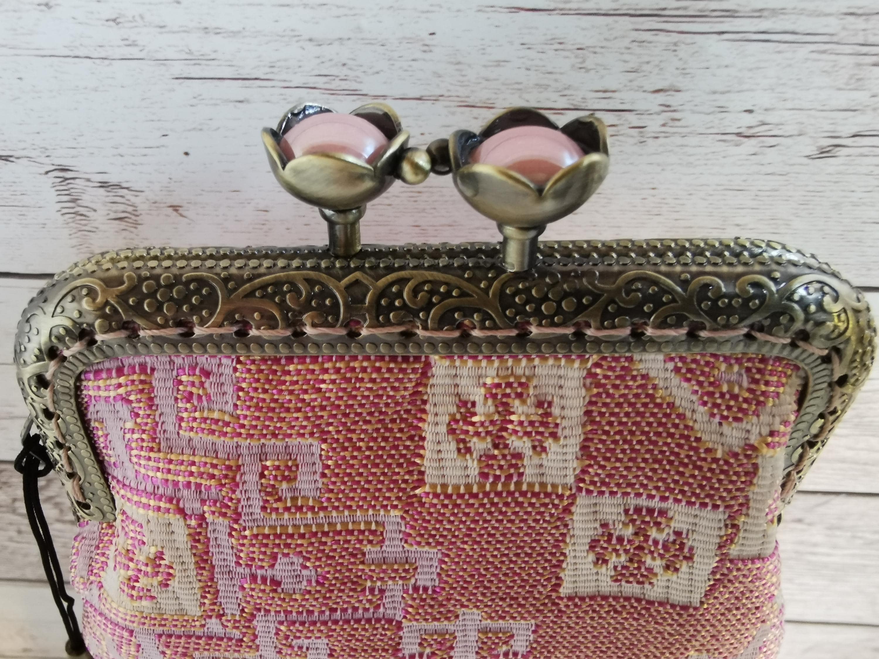 Eyeglass Case, Kiss Lock Sunglass Case, Vintage Eyeglass Pouch, Kiss ...