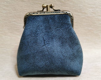 Double Kiss Lock Coin Purse, Vintage Style Coin Purse, Double Pockets ...