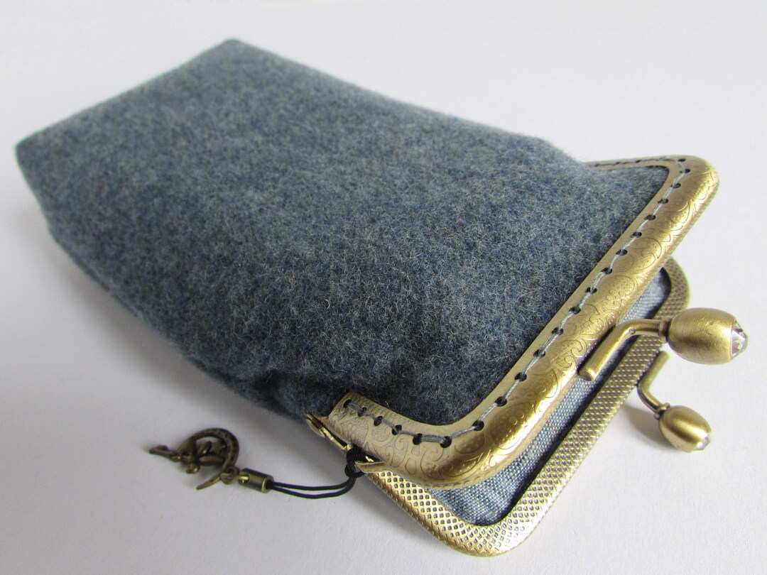 Wool Eyeglass Case, Vintage Style Fabric Sunglass Case, Soft Eyeglasses ...