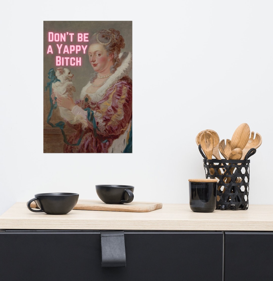 Don't Be Yappy, Quote Poster, Poster Quote, Inspirational Poster, Good ...