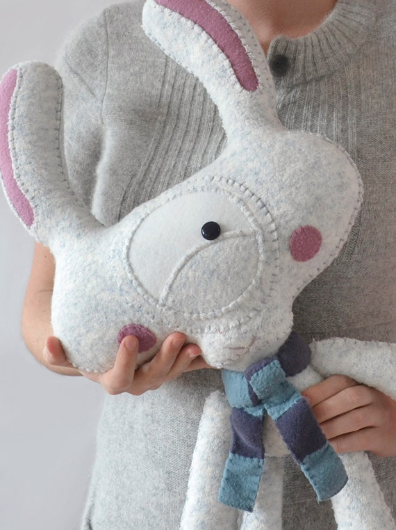 Items similar to Art toy - One eye rabbit on Etsy
