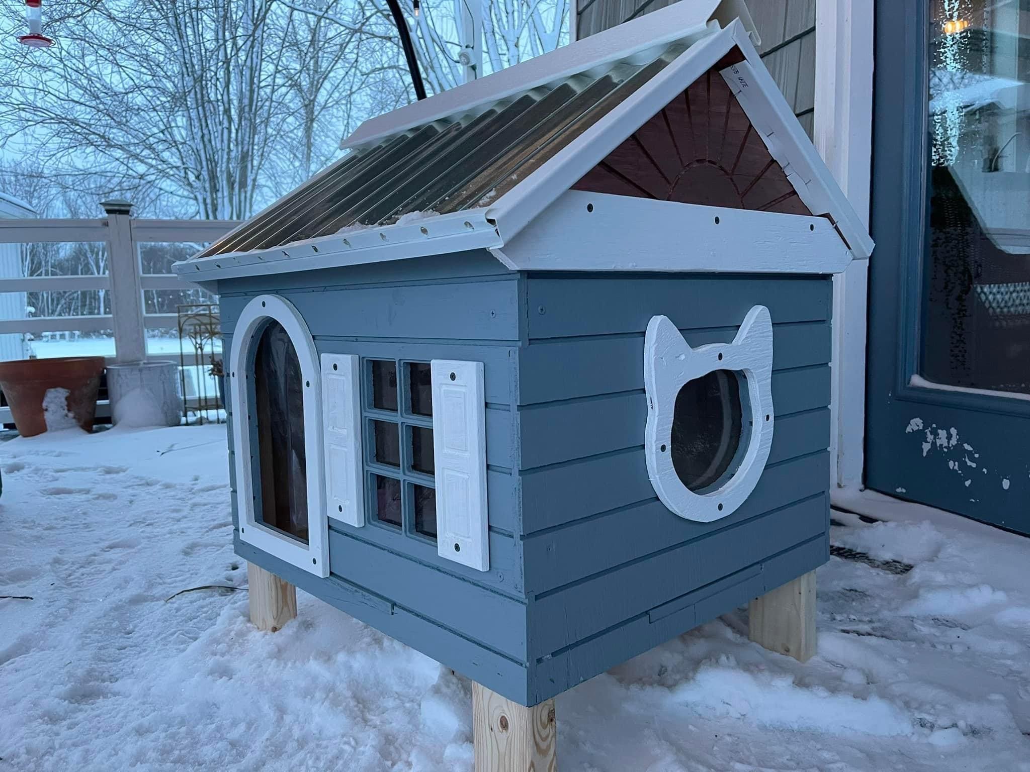 Kritter Kribs Cat House — Flat-packed - Etsy