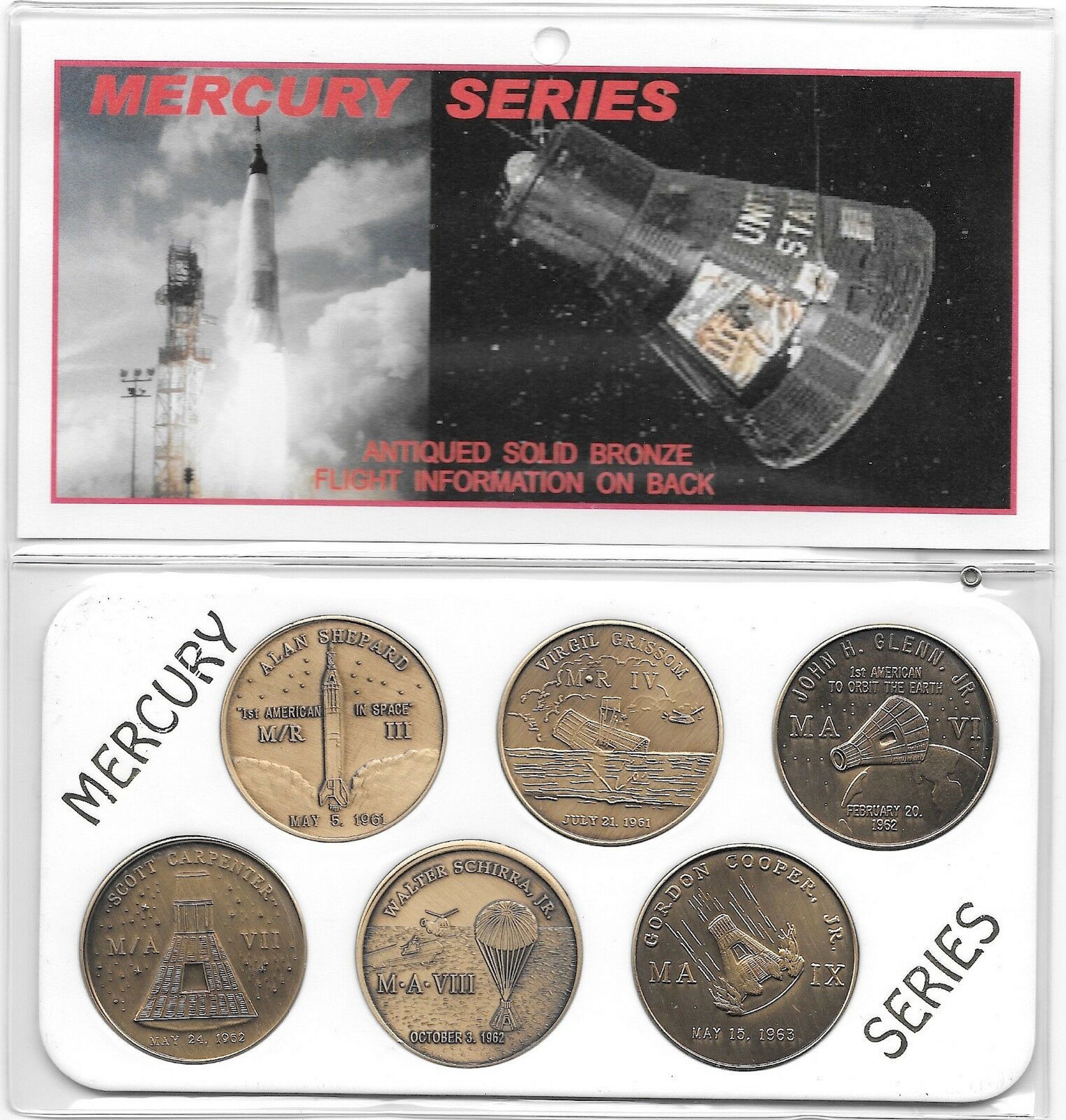 NASA Project Mercury Series Manned Space Program 1961-1963 | Etsy