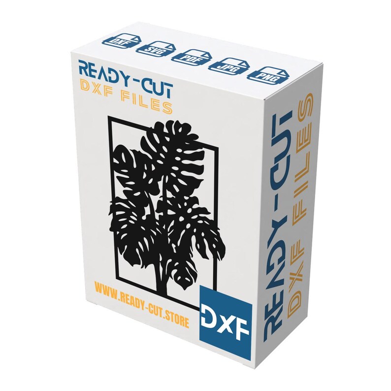 Split Leaf | DXF, SVG Files for Laser Cutting (digital Download) - Etsy