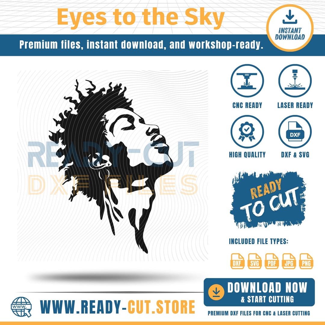 Eyes to the Sky | DXF, SVG Files for Laser Cutting (digital Download ...