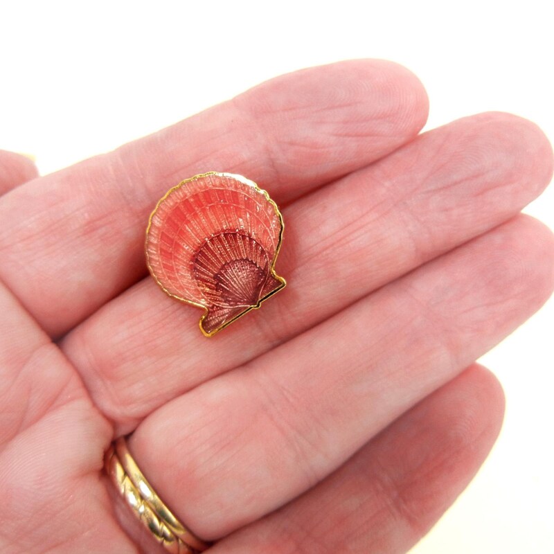 Seashell Pin - Etsy