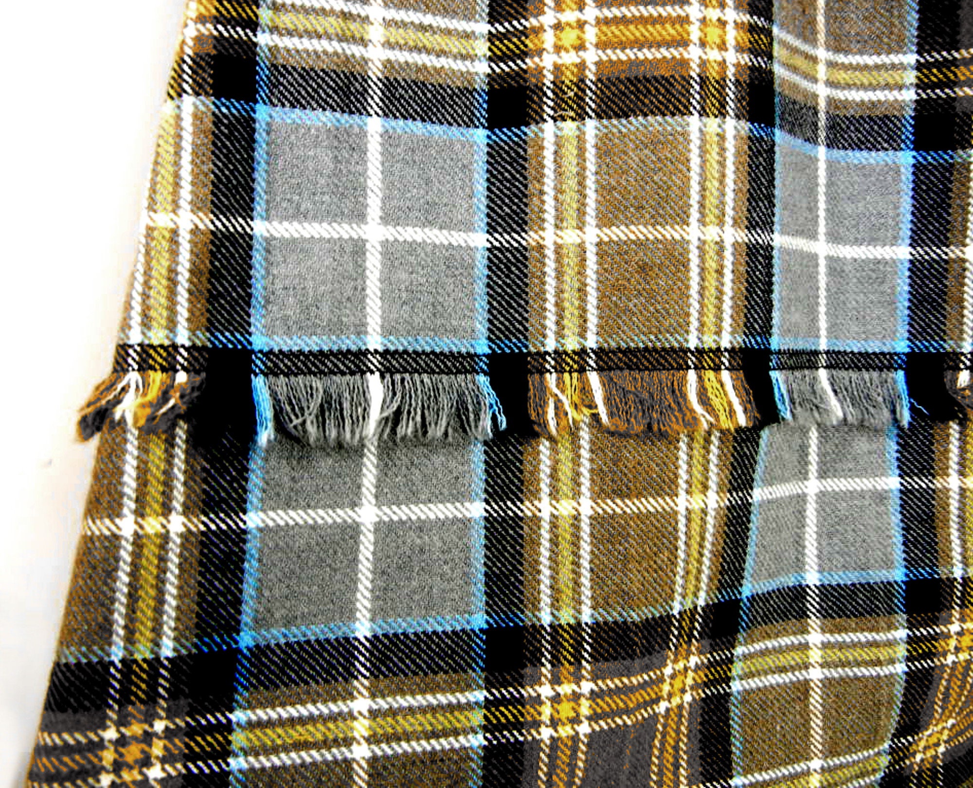 Tartan Wool Kilt From Scotland by Kilmahog / Women's Skirt / Plaid Wool ...