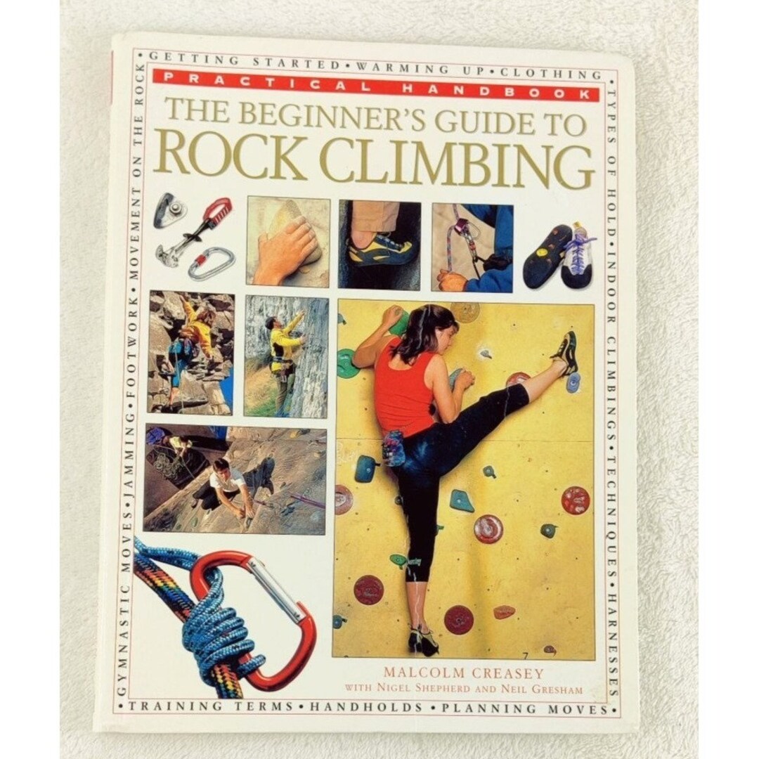 Book - the Beginner's Guide to Rock Climbing, by Malcom Creasey - Etsy