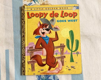 Children Book Loopy De Loop Goes West Little Golden Book C.1960 - Etsy