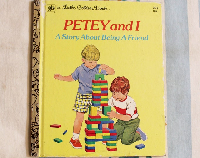 Petey and I, 1973 Little Golden Book - Etsy
